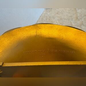 Homco | Accents | Vintage Homco Gold Hollywood Regency Wall Pocket 4446 ...